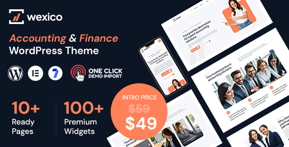 Wexico – Accounting & Finance WordPress Theme by awaiken | ThemeForest